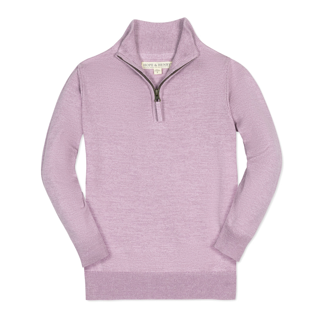 Organic Fine Gauge Half Zip Sweater – Hope & Henry
