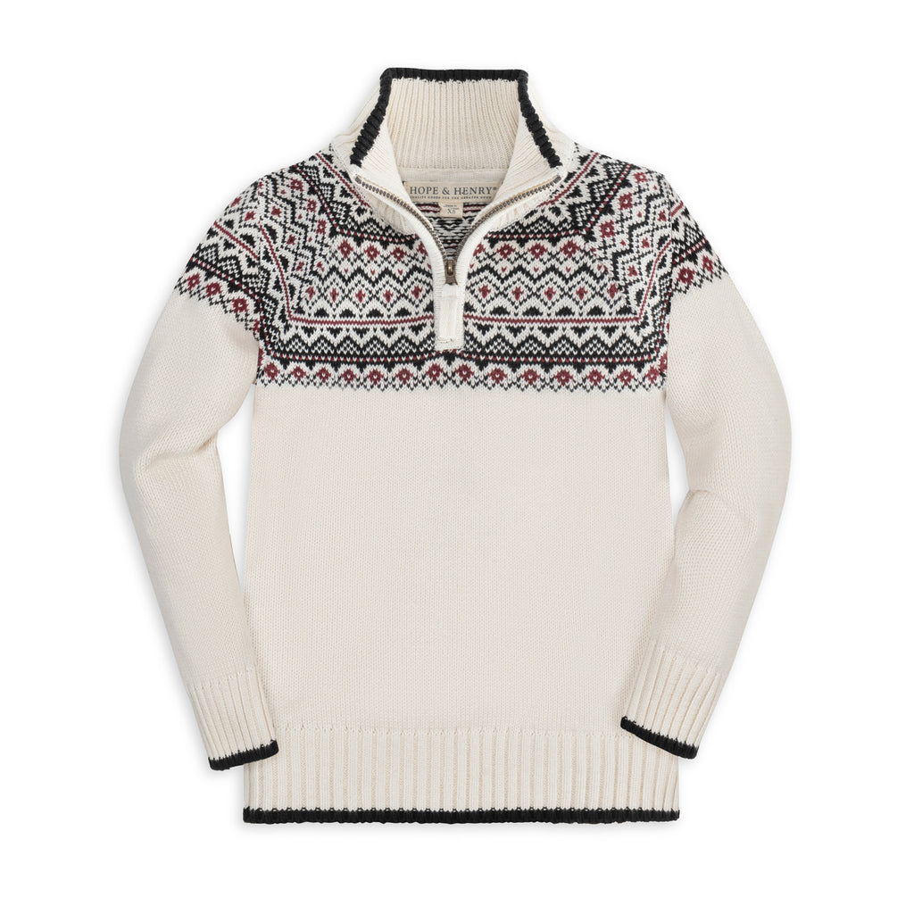 Organic Half Zip Ski Sweater – Hope & Henry