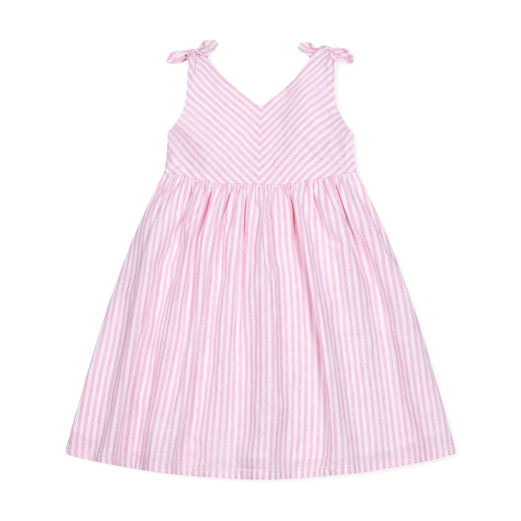 Bow Shoulder Swing Dress | Hope & Henry Girl