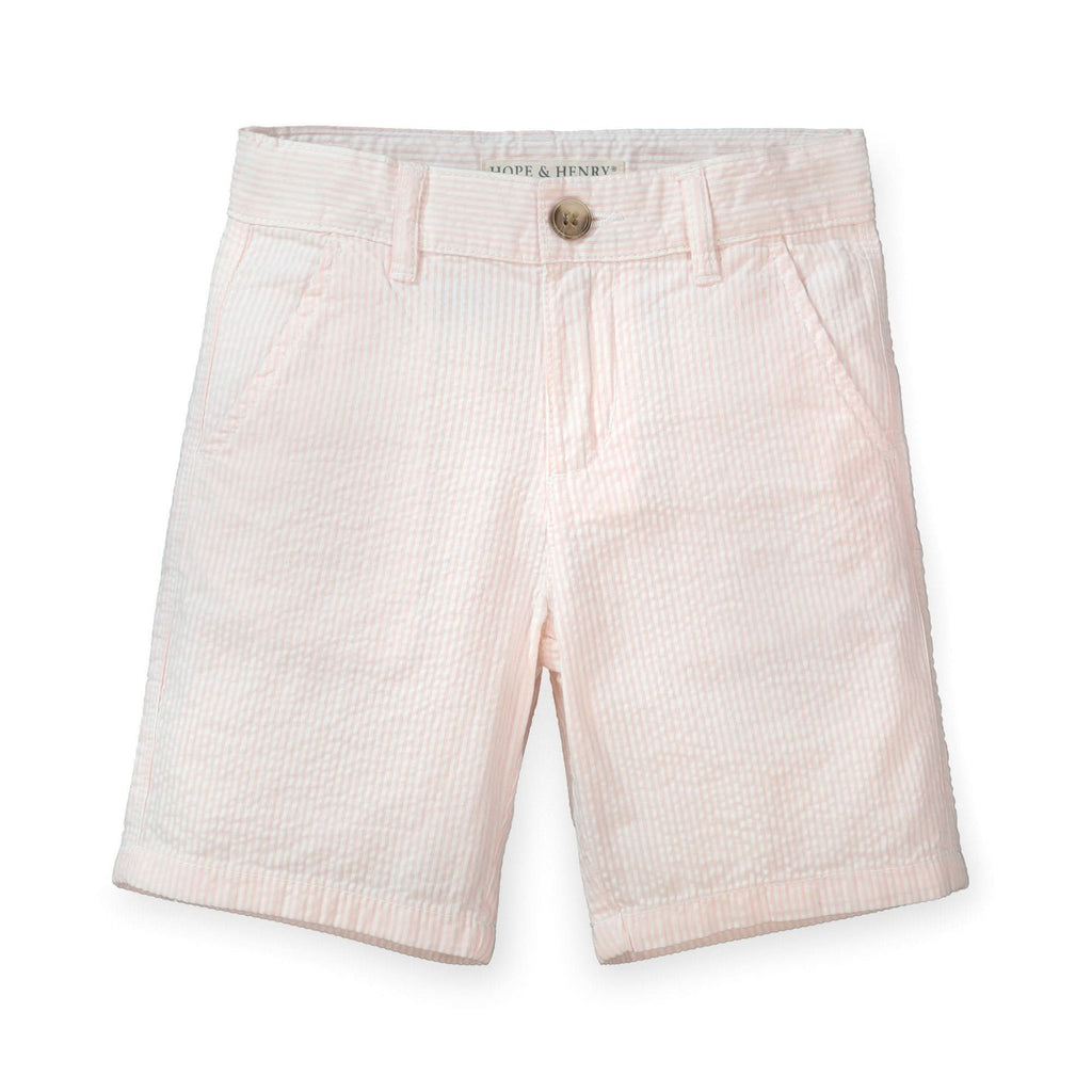 Organic Seersucker Short Light Pink – Hope & Henry